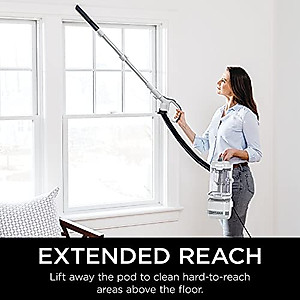 Shark LA300 Navigator Lift-Away ADV Corded Upright Vacuum, White (Renewed)