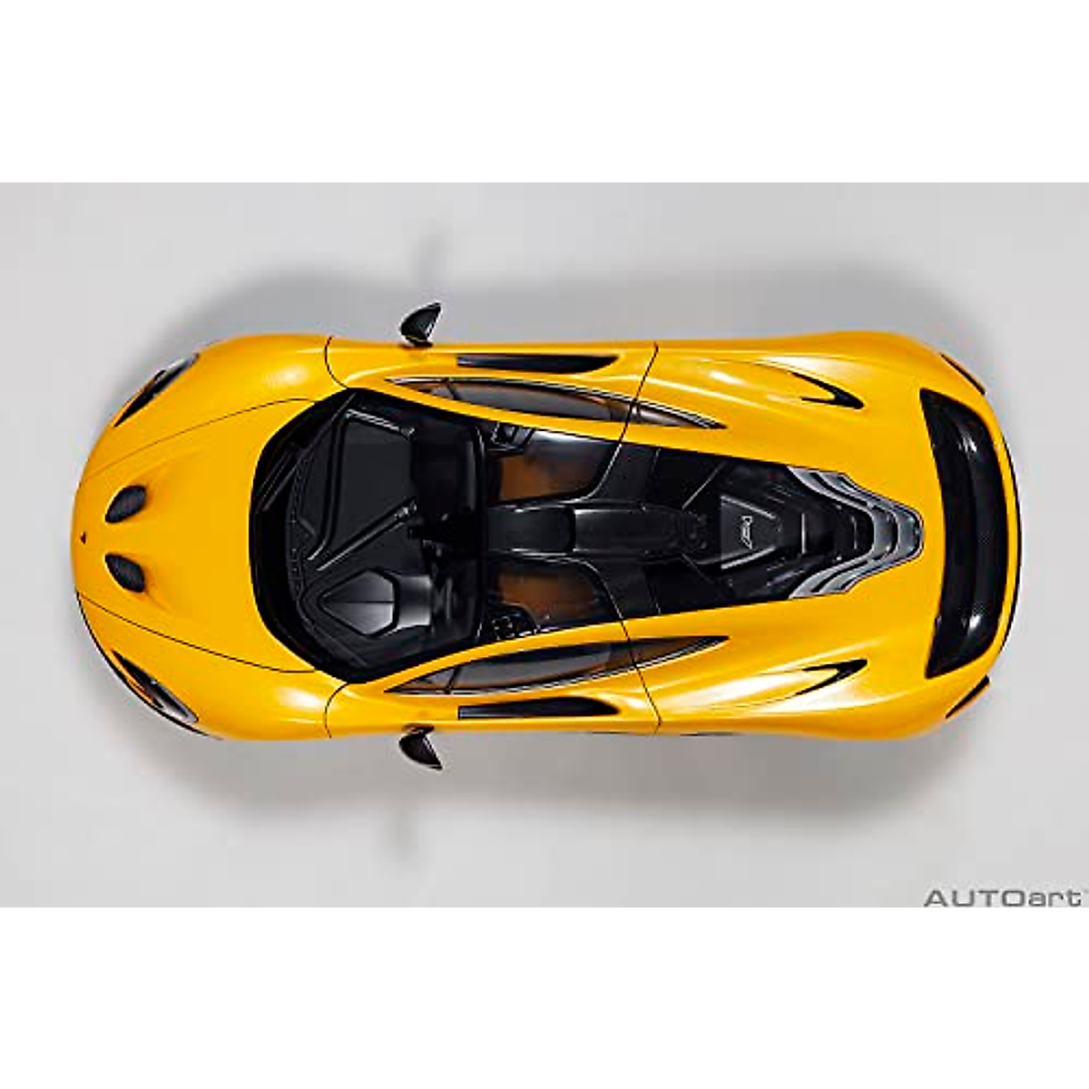 AUTOart McLaren P1 Volcano Yellow w/Yellow/Black Interior 1/18 Model Car 76067