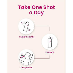 CJwellcare Innerb Glowshot Collagen (10.1fl oz, 6 Servings) - Low-Molecular-Weight Fish Collagen Shots for Elasticity, Hydration, Improved Skin, Hair & Nails. Liquid Marine Collagen 3,000mg.