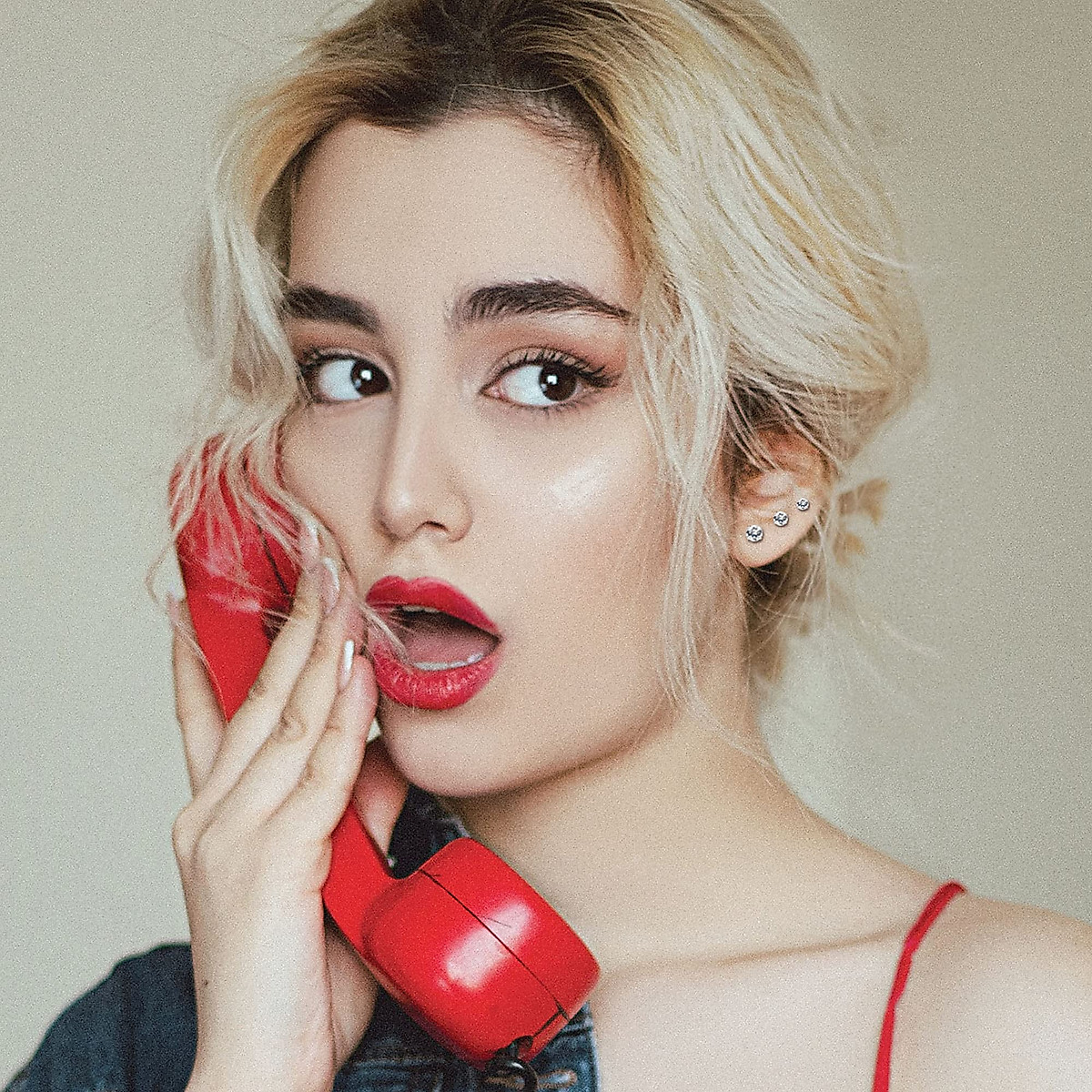 MJust 7 Pairs 20G Stainless Steel Stud Earrings Tiny Stud Earrings Barbell Earring Flatback Cartilage Earrings Set For Women Men 2MM-8MM (Silver)