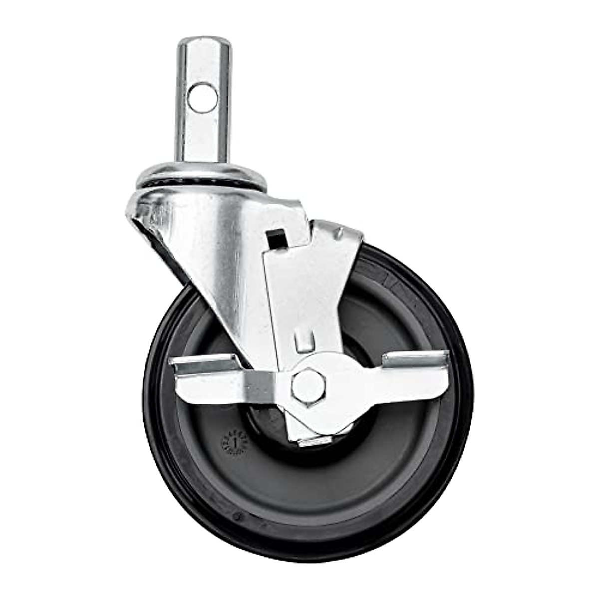 Restaurantware Kitchen Tek 28.25 x 18 x 69.25 Inch Bun Pan Rack 1 Sideload Sheet Pan Rack - Full-Height 2 Locking & 2 Non-locking Casters Silver Aluminum Bun Pan Rack With Wheels Holds 20 Pans