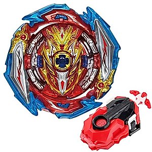 Konikiwa Bey Battling String Launcher, Infinite Achilles Top Burst Launcher Set, DB Launcher Left and Right Spin Launcher Compatible with All Bey Burst Series - Red