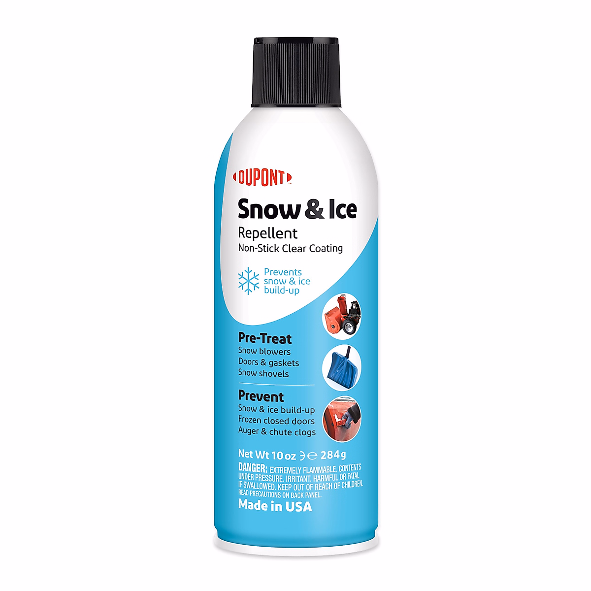 DuPont Snow and Ice Repellant Non-Stick Clear Coating Aerosol Spray, 10 oz