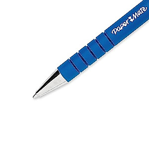 Paper Mate 9560131 Flexgrip Ultra Retractable Ballpoint Pens, Fine Point, Blue Ink, 12-Pack