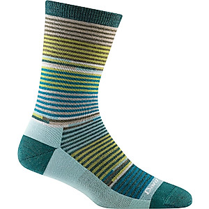 Darn Tough Women's Pixie Crew Lightweight Lifestyle Sock (Style 1692) - Teal, Medium
