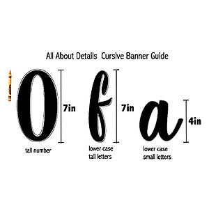 All About Details It's A Girl Cursive Banner, 1set, Baby Shower Banner, Baby Shower Party Decoration (Gold)