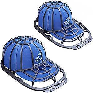 Eiito Hat washer for Washing machcine, 2 Pack Hat Cleaner for Baseball Caps Hat Shaper for Dishwasher, 2 Sizes-4 Pcs Hat Cage Rack Frame fit Adult and Children Wash Caps