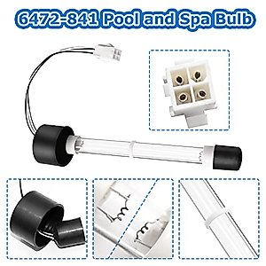 6472-841 Pool and Spa Bulb Replacement for Sundance，Compatible with Clear Ray XL Bulb