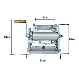 Made in Mexico Manual Corn Tortilla Maker GONZALEZ Maquina Tortilladora Aluminum 5.5" Automatic Cutting Machine