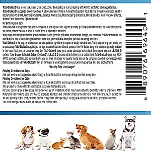 NWC Naturals Total Biotics & Probiotics for Dogs and Cats, 365 Cups Treats, 8 ounces