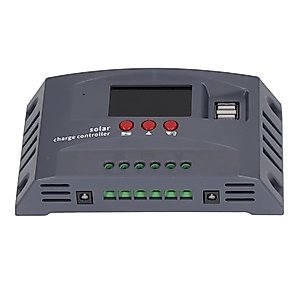 Solar Panel Controller, 10A MPPT Solar Controller Colourful Screen PV Photovoltaic Energy Controller 12V, Solar & Wind Power Inverters