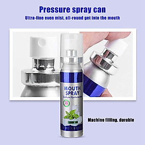 Ultra fine Mouth Spray, Breath Freshener Spray 2 x 2 x 9.7cm Nutrient Ingredients Liquid,Mint Flavor Breath Refreshing Mouth Spray Bad Breath Removal Oral Spray 20ml