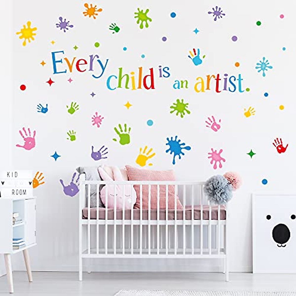 Colorful Wall Stickers for Kids' Rooms & Art Spaces