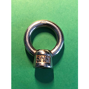 US STAINLESS 20 Pieces Stainless Steel 316 Lifting Eye Nut 5/16" UNC Marine Grade Nut Pitch of 18