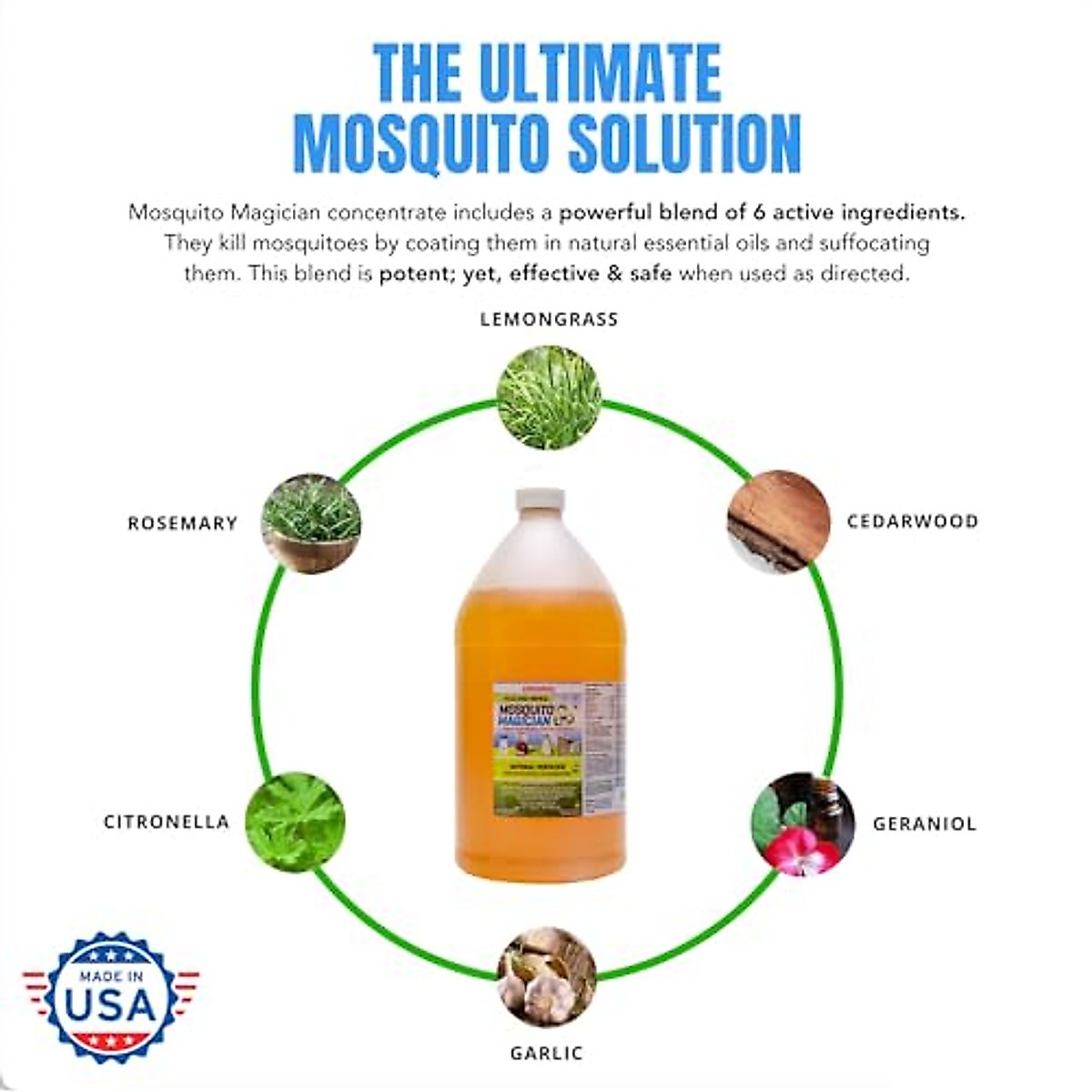 Mosquito Magician Backpack Fogger w/ 2 Gallons Liquid Concentrate - Gas Powered - Kills Mosquitoes, Fleas, and Fire Ants - Efficient Coverage - Easy & Comfortable Use - Ideal for Large Properties