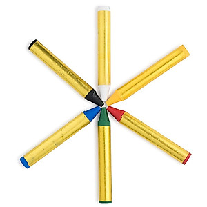 Dress Up America Face Paint Kit - Face And Body Paint Crayons - 6 Piece Set Halloween Makeup for Kids and Adults