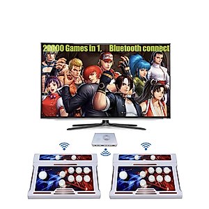 Wireless Pandora Box 50S 26800 in1 Bluetooth 3D Arcade Games Console 1-4 Player