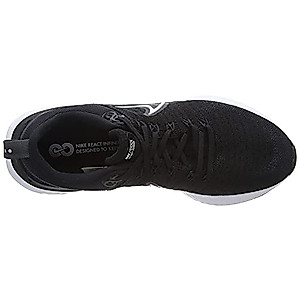 Nike Women's Sneaker, Black White Iron Grey, 10 AU