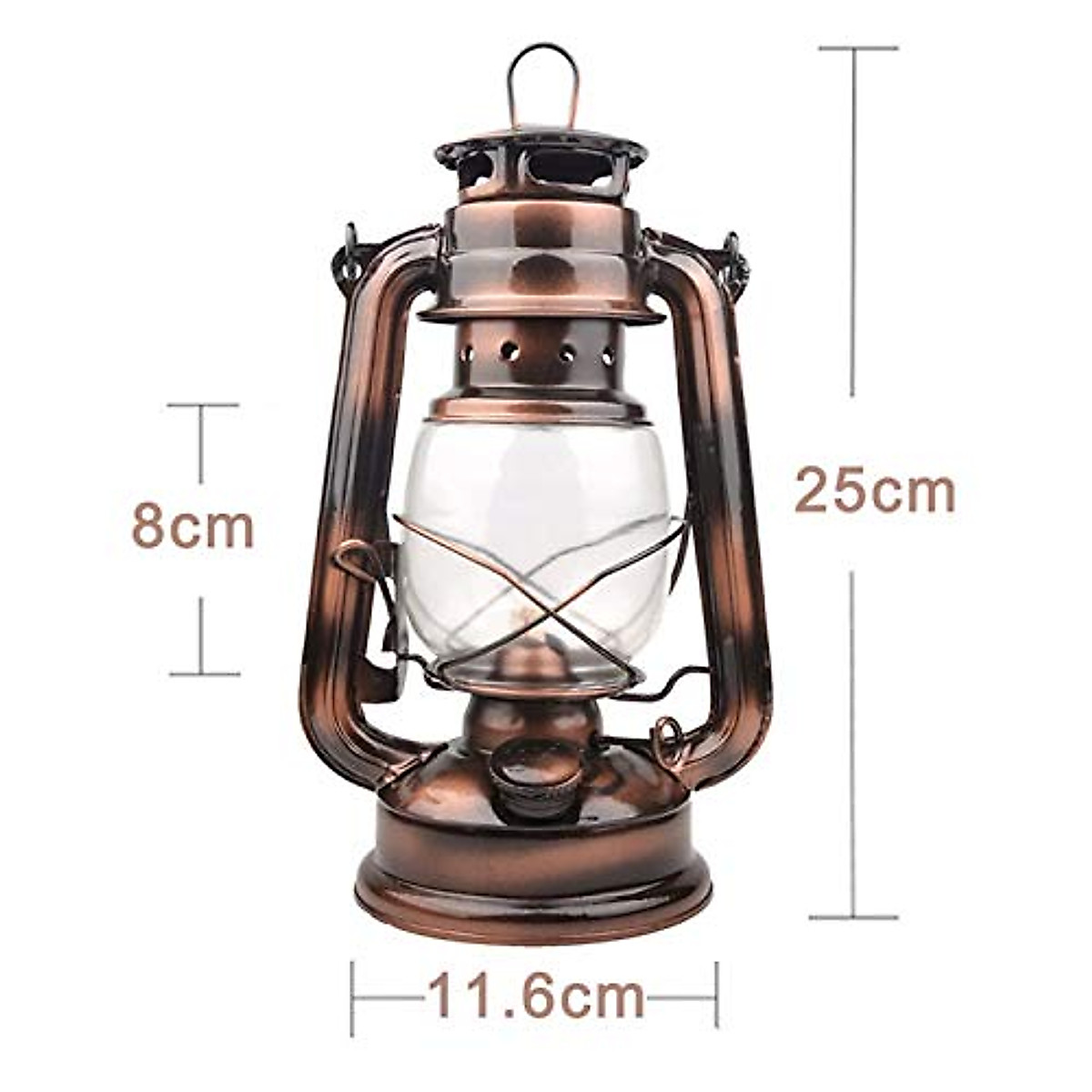 GAOZ Outdoor Lights Retro Style Portable Lighting Kerosene Lamp Metal Camping Light Outdoor Camping Lights Tent Lamp Household Emergency Lamp for Home,Garden,Yard,Decorations