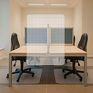 Desk Chair Mat for Carpet,30"X48" Office Chair Mat with Lip PVC Clear Chair Mat for Low Pile Carpet,Heavy Duty Chair Mat Easy Glide Rolling for Office,Living Room,Kitchen Etc (30" X 48" X 2MM)