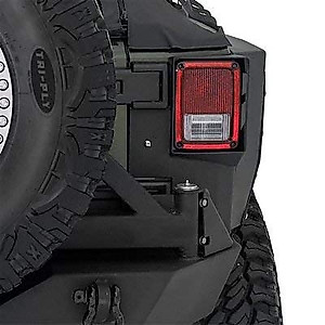Smittybilt XRC Full Rear Corner Armor (Black) - 76882