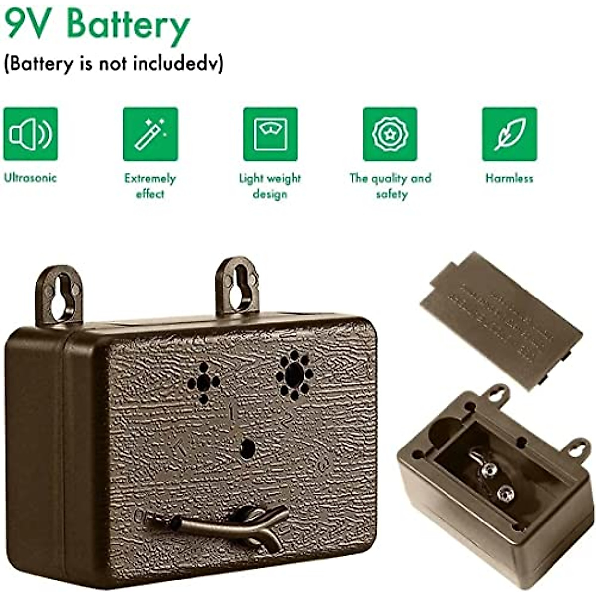 ZNFSZ Anti Barking Control Device,2023 New Ultrasonic Dog Bark Deterrent,Upgrade Mini Sonic Anti bark Repellent 50 FT Range,Ultrasound Silencer No Bark Training Control Device Security for Dogs