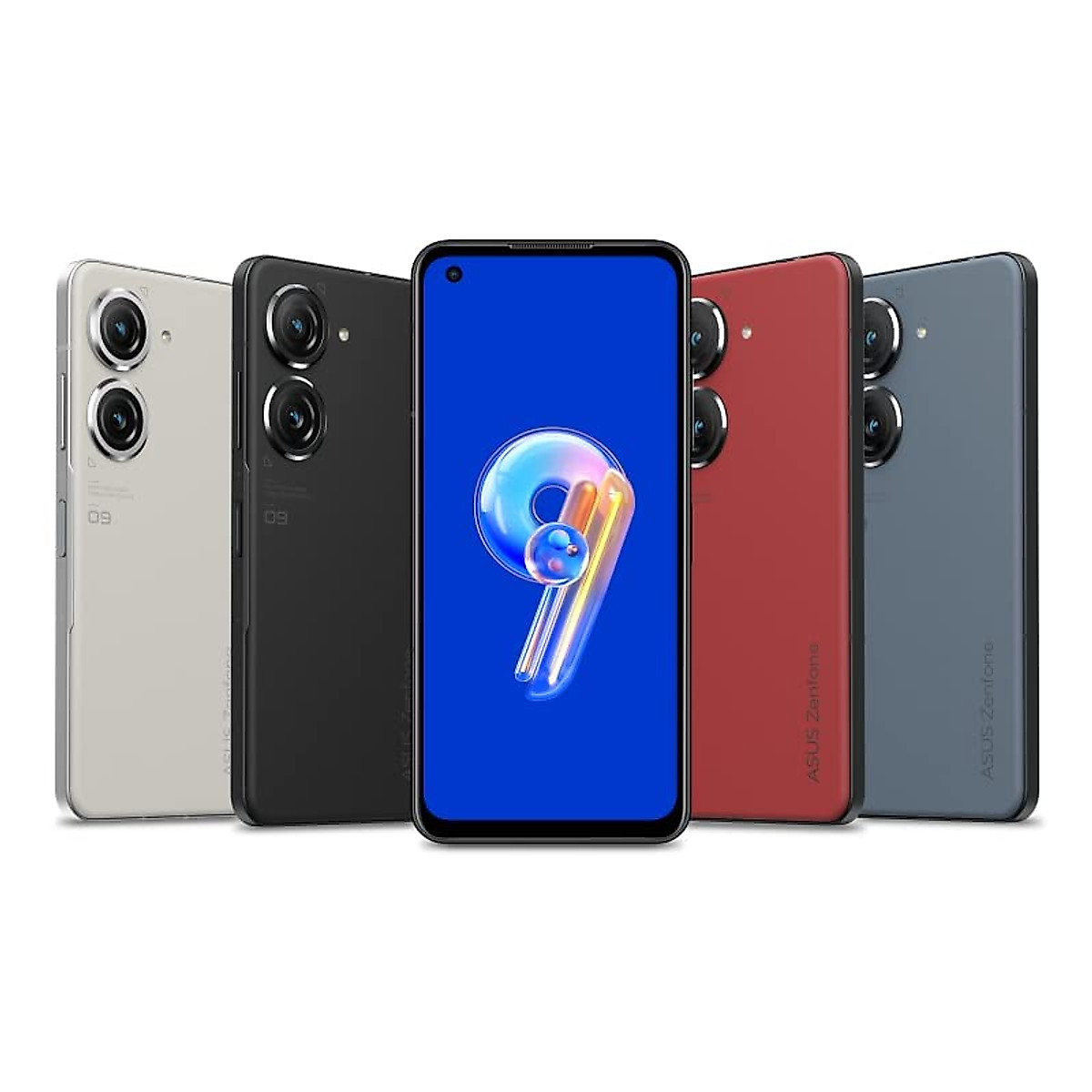 ASUS Zenfone 9 5G 128GB 8GB RAM Factory Unlocked (GSM Only | No CDMA - not Compatible with Verizon/Sprint) - Red