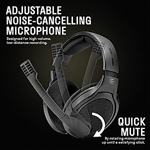 Drop + EPOS PC38X Gaming Headset Noise-Cancelling Microphone with Over-Ear Open-Back Design, Velour Earpads, Compatible with PC, PS4, PS5, Switch, Xbox, Mac, Mobile, and More (Black)