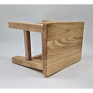 Solid Hard Wood Stool Step Stool Kids Children Adult Small Stool Natural