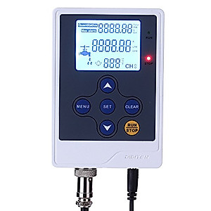 DIGITEN Water Liquid Flow Rate Volume Digital Display Flowmeter Quantitative Controller Counter Liter Gallon