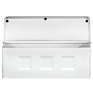 Architectural Mailboxes Wayland Galvanized Steel Wall Mount Mailbox, 2689W-10, White, Small Capacity
