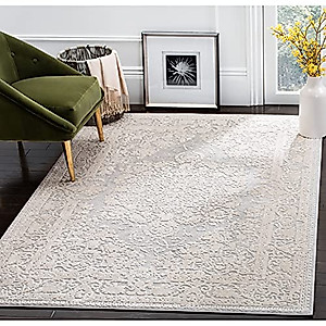 SAFAVIEH Reflection Collection Area Rug - 10' x 14', Beige & Cream, Vintage Distressed Design, Non-Shedding & Easy Care, Ideal for High Traffic Areas in Living Room, Bedroom (RFT664A)