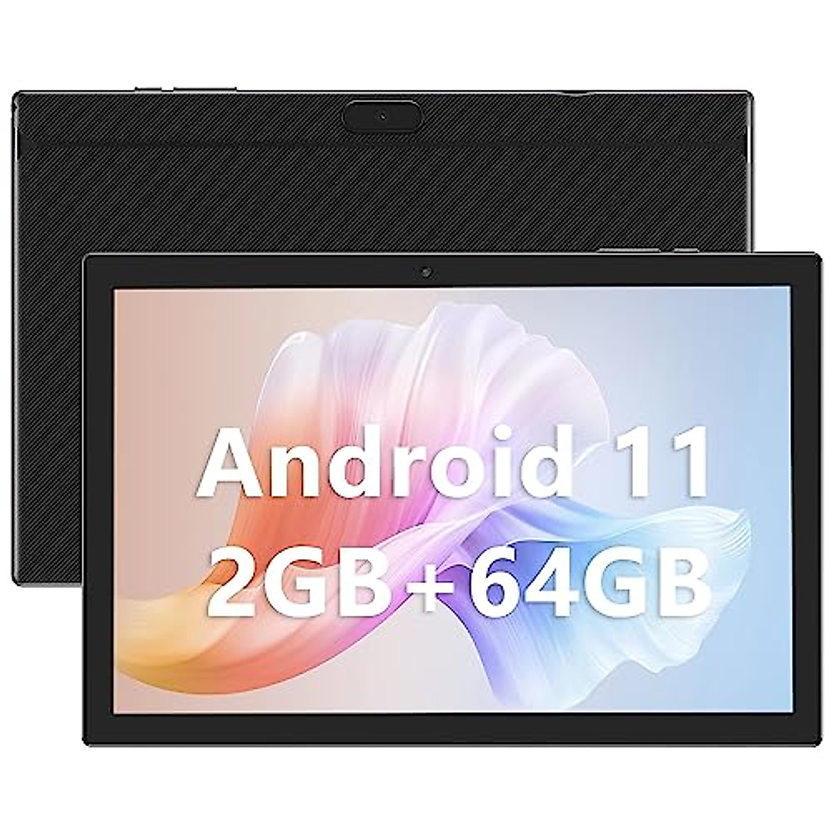 CUPEISI 10 inch Tablet, Android 11 Tablets, 64GB ROM+2GB RAM, Quad-Core Processor Tablet PC, 1280 * 800 IPS HD Display, 2MP+8MP Dual Camera, 6000mAh Tableta.