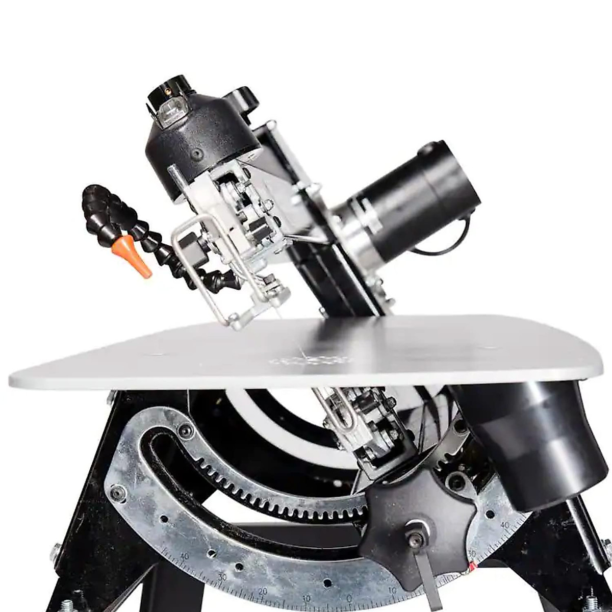 EXCALIBUR 21" Scroll Saw - 1.3A Variable Speed Woodworking Saw with Tilting head & Foot Switch Controller - EX-21