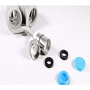 JIYTG Handheld Bidet Spray Kit 304 Stainless Steel Bidet Sprayer Toilet Spray Gun Faucet Booster Bidet Nozzle