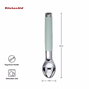 KitchenAid Classic Ice Cream Scoop, 8.6 inches, Pistachio