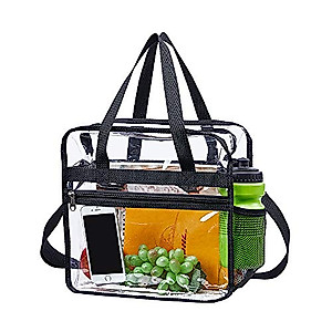 Clear Bag Stadium Approved,Security Approved Clear Tote Bag-12"X12"X6"