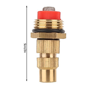 Garden Irrigation Sprinkler Misting Spray Nozzle Adjustable Watering Spray head G1/2'' Male Thread