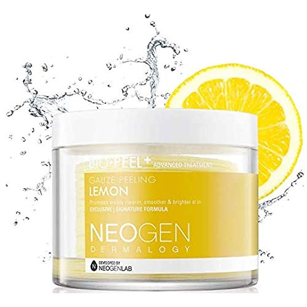 DERMALOGY by NEOGENLAB Bio-Peel Gauze Peeling Pads, Lemon, 30 Count