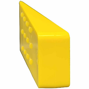 Parts 4 Outdoor 4Pk 5.5" Tree Felling Wedge with Spikes Made in The USA Logging Equipment (Yellow)