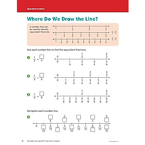 Scholastic Success with Fractions Grade 4 Workbook