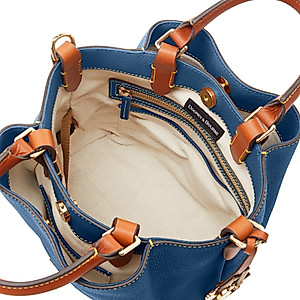 Dooney & Bourke Handbag, Pebble Grain Small Barlow Satchel - Jeans