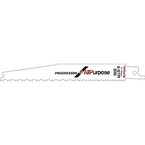 BOSCH RPRAP6B 6 In. 6-1/2-TPI Edge Reciprocating Saw Blade for Application in Wood with Nails