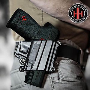 Handleitgrips Gun Grip Tape Compatible with Taurus G2C | Black Textured Rubber Pistol Grip Tape with Red Insert | Gun Accessories | Veteran Owned