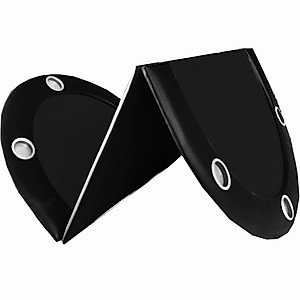 IDS Poker 84" 10 Player Tri-Fold Poker Table Top Black Felt Cup Holder with Carrying Bag