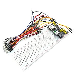 1set MB102 Breadboard Module+MB-102 830 Points Solderless Prototype Bread Board kit +65 Flexible Wires