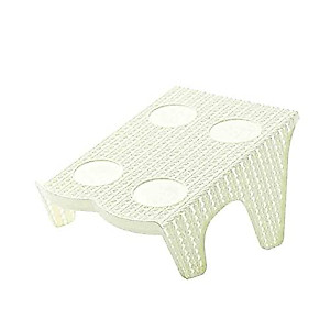 KNFUT Shoe Slots, Shoe Slots Plastic Space Saver Holder Shoes Box Organizer Storage Footwear Space Saving Cabinet Closet Shoe Rack (Color : Yellow)