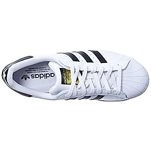 adidas Originals womens Superstar Sneaker, White/Black/White, 6.5 US