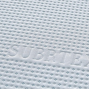 RASPIO Non-Slip Design Memory Foam Mattress Topper with Cover Foam Mattress Pad for Pressure Relief,Soft Bed Topper, with Removable Washable Cover(White 5cm,200x220cm)