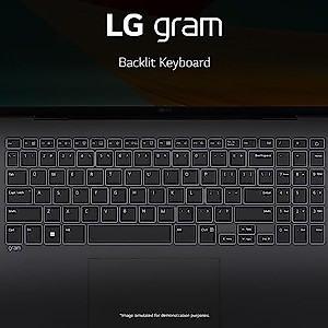 LG gram 17” Lightweight Laptop, Intel 13th Gen Core i7 Evo Platform, Windows 11 Home, NVIDIA RTX3050 4GB GPU, 32GB RAM, 2TB SSD, Black